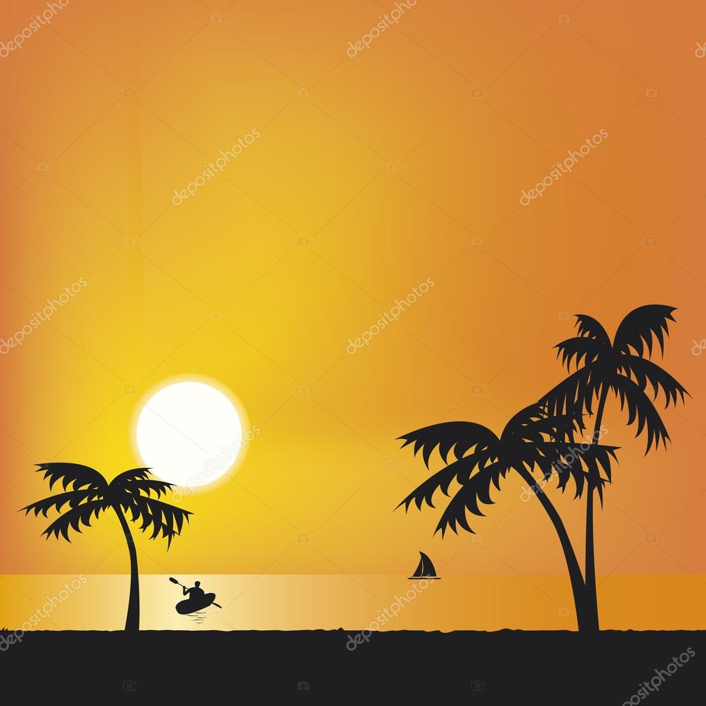 Florida Sunset Freedom Stock Vector by ©NiroDesign 41443791