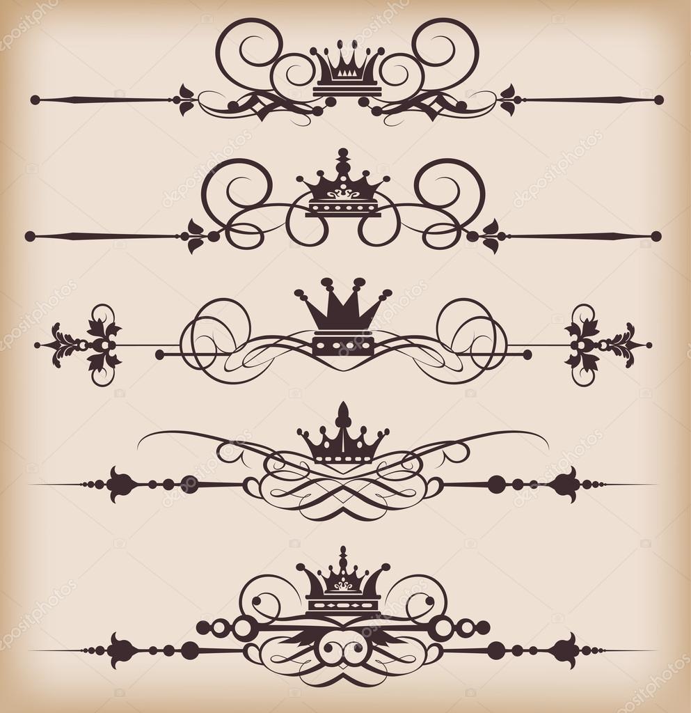 Victorian Crown Scrolls