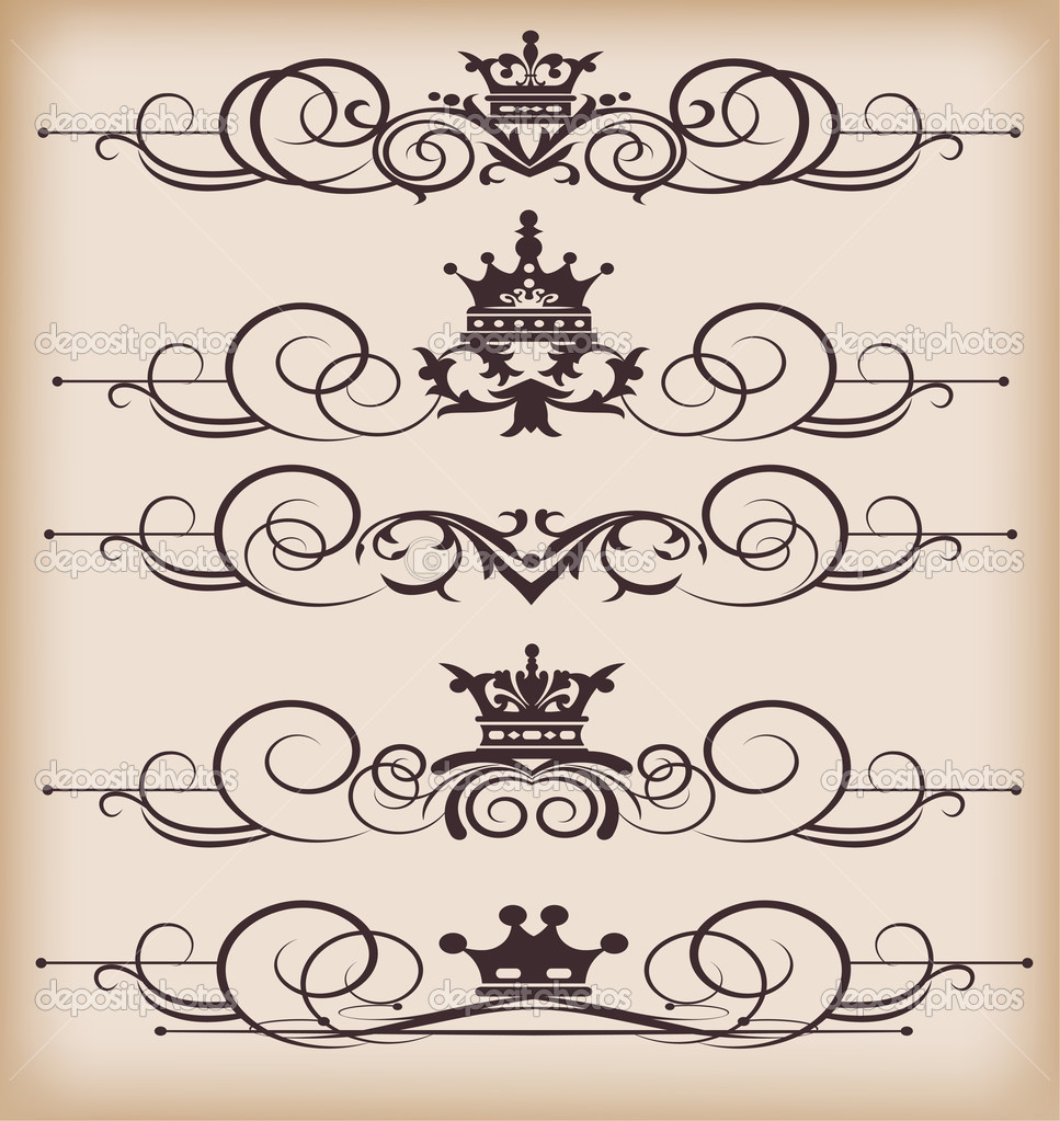 Victorian Crown Scrolls