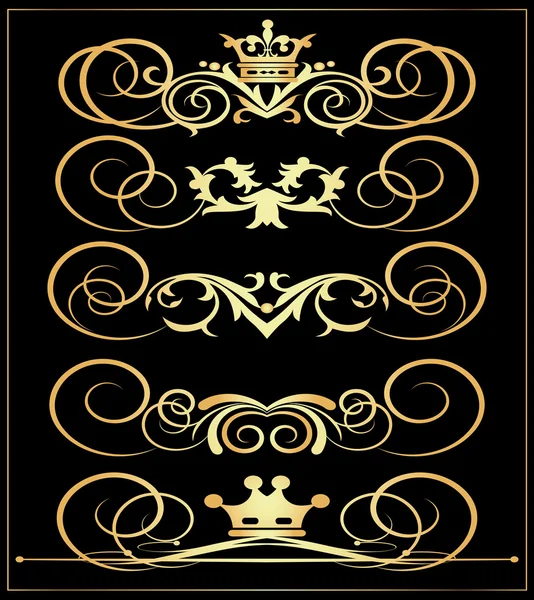 Vector set. Vintage Elements for your design. Stock Vector Image by ...