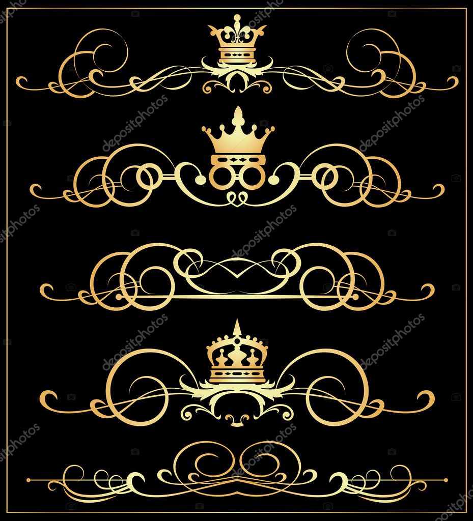 Victorian Crown Scrolls