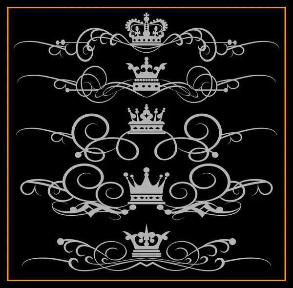 Scroll crown Stock Vectors, Royalty Free Scroll crown Illustrations ...