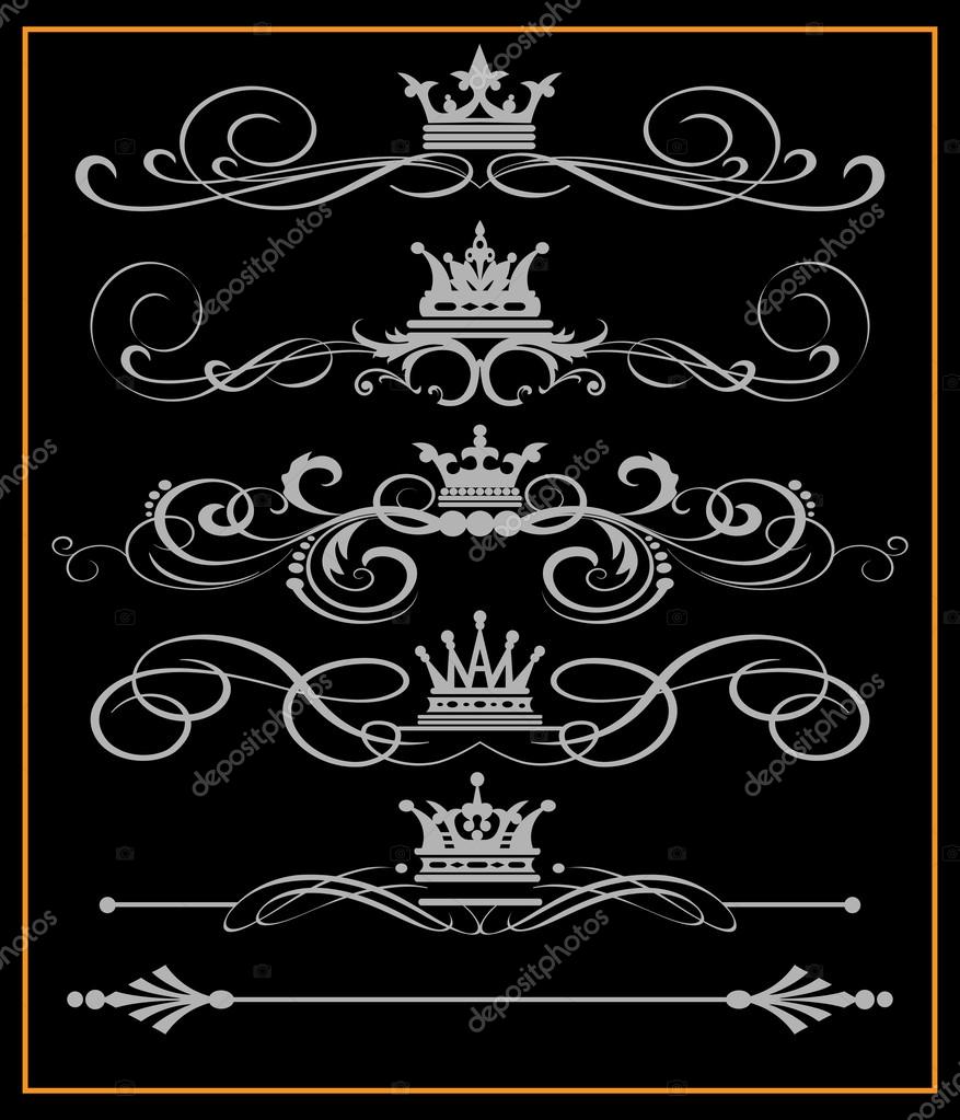 Victorian Crown Scrolls
