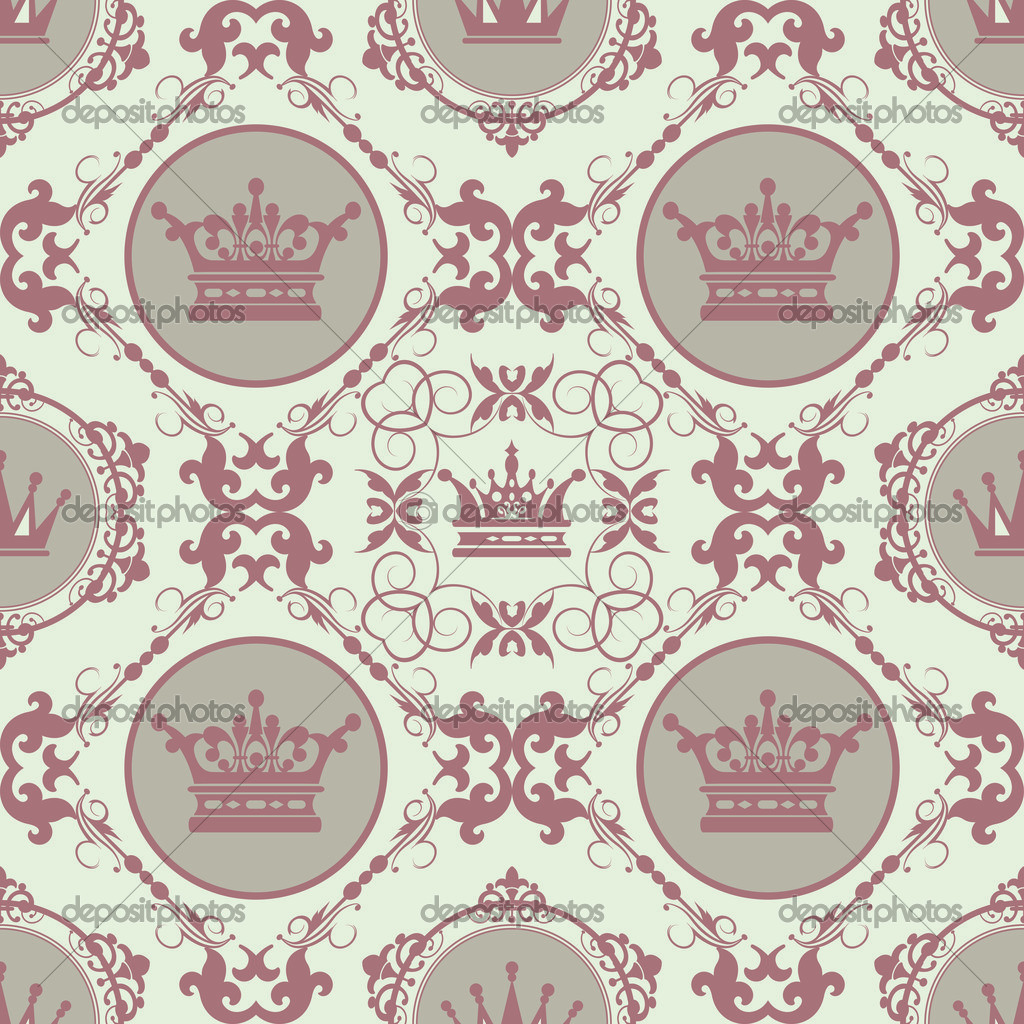 Background retro: wallpaper, pattern, seamless, vector. Stock Vector ...