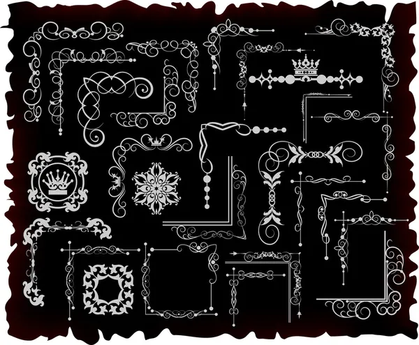 Decorative elements. Angles. Vector set. Stock Vector by ©kio777 12213595