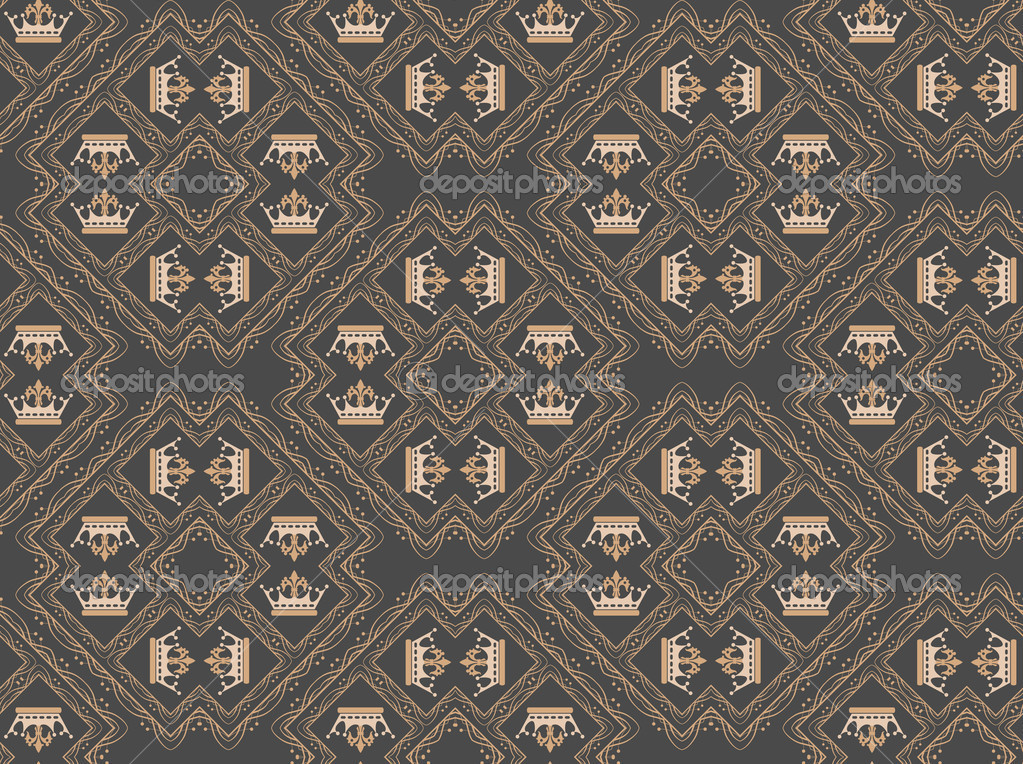 Vector background retro: wallpaper, pattern, seamless — Free Stock ...