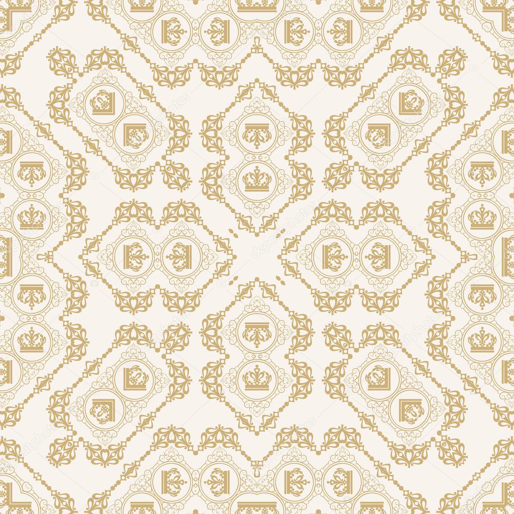Vector background retro: wallpaper, pattern, seamless Stock Vector by ...