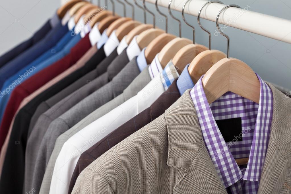 Man suits in a closet Stock Photo by ©fotomircea 49546275