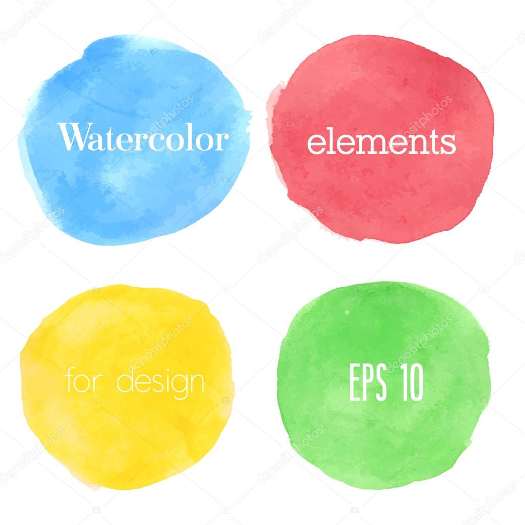 Watercolor design element. Stock Vector Image by ©picsgeek #51798357