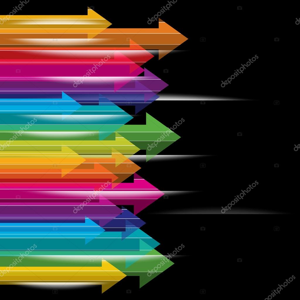 Colorful arrows Stock Vector by ©arrtfoto 39296547