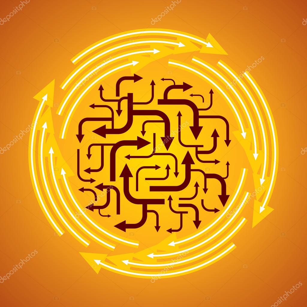 Abstract moving arrow background Stock Vector Image by ©arrtfoto #39492607