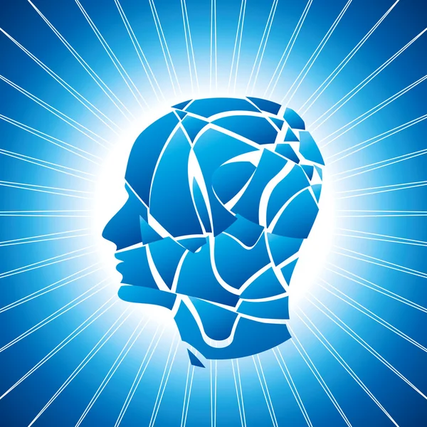 Cerebro roto imágenes de stock de arte vectorial | Depositphotos