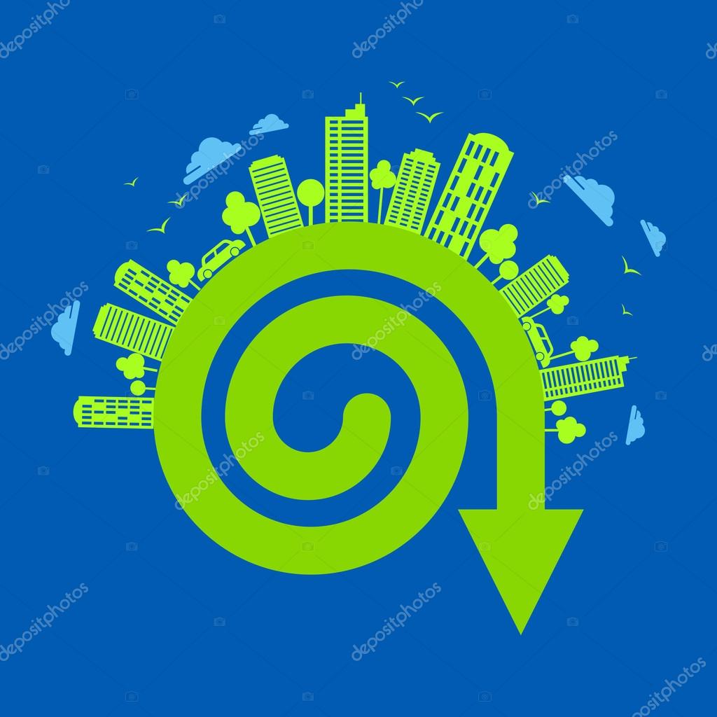 Eco arrows Stock Vector by ©arrtfoto 39708495