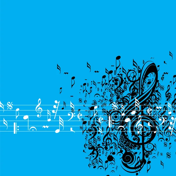 100,000 Blue music notes Vector Images | Depositphotos