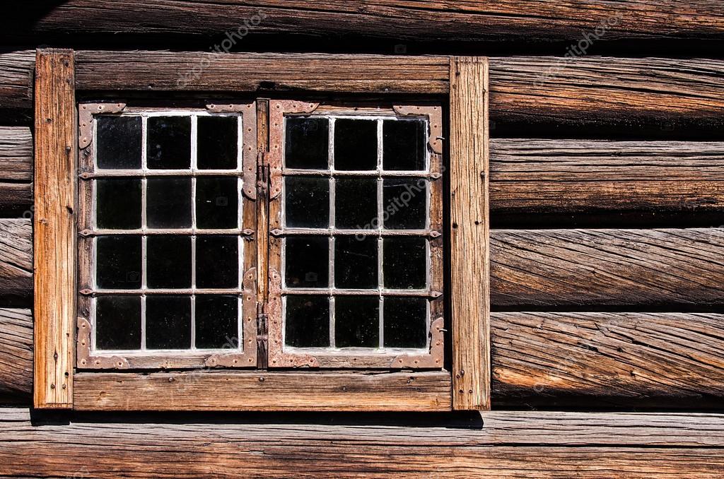 Log Cabin Wall Window