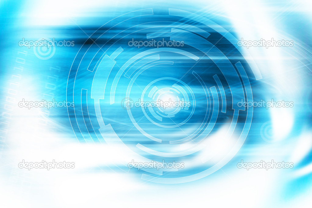 Blue Abstract Technology Background Stock Photo by ©lighthouse 31078323