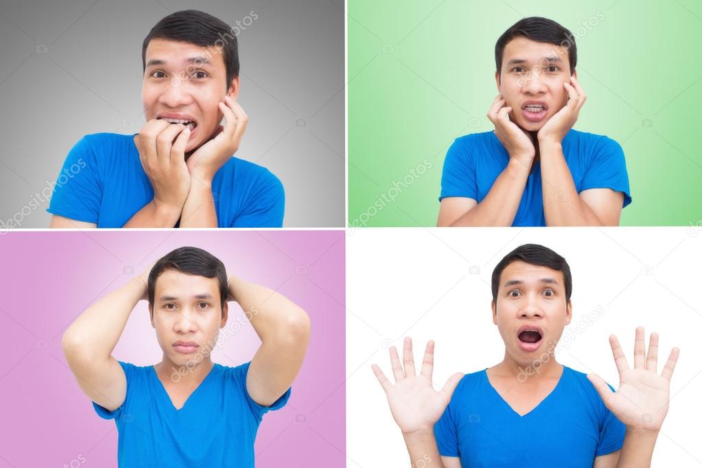 Man Face Expressions Stock Photo by ©lighthouse 31079549