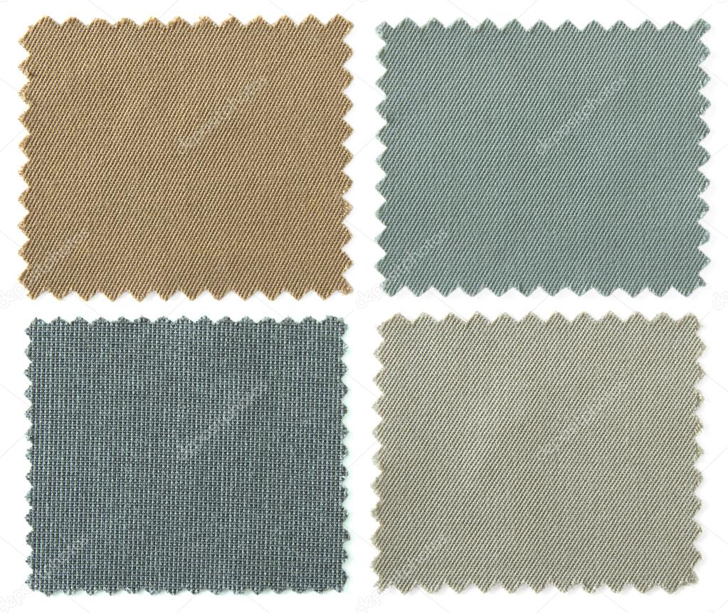 Set of fabric swatch samples texture Stock Photo by ©aopsan 49651467
