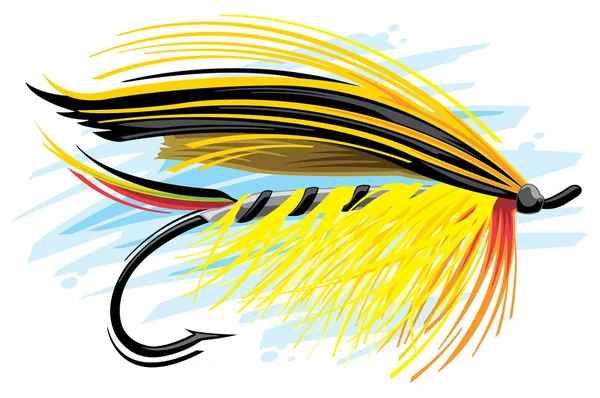 Fly fishing lure Vector Art Stock Images | Depositphotos