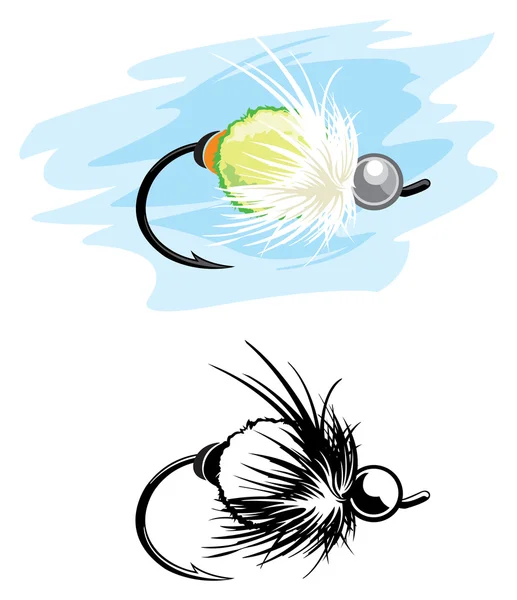 Fly fishing lure Vector Art Stock Images | Depositphotos