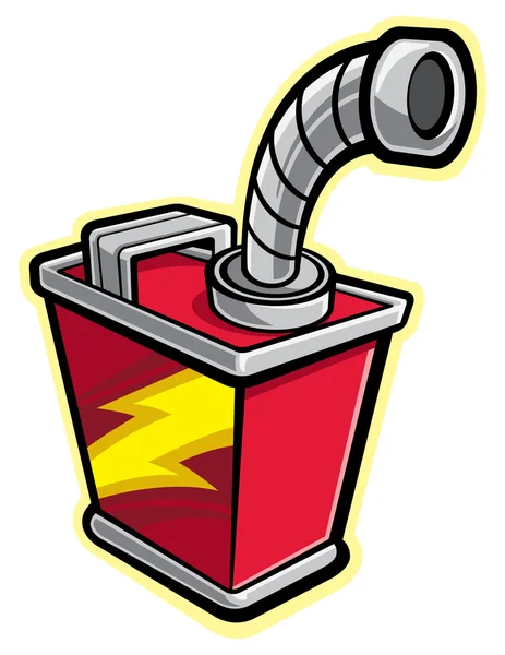 Gas can cartoon — Stock Vector © lineartestpilot #14929245