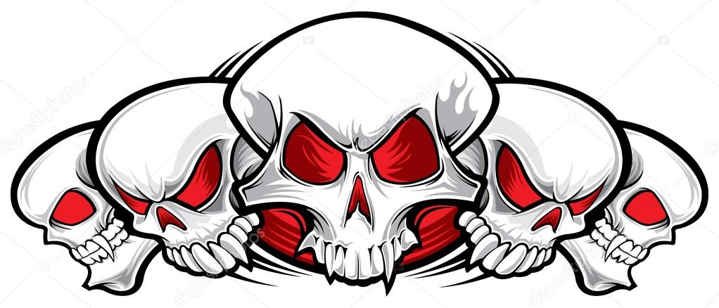 Calaveras vector, gráfico vectorial © SlipFloat imagen #21543683