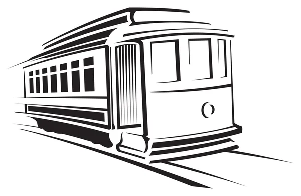 Trolley car — Stock Vector © SlipFloat #21583167