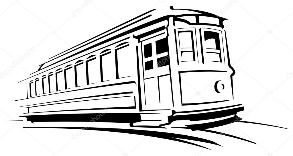 Trolley car — Stock Vector © SlipFloat #21583167