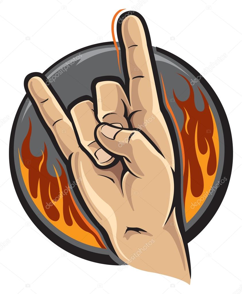RocknRoll-Handzeichen — Stockvektor © SlipFloat #21667441