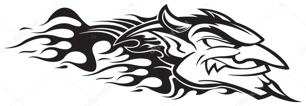 ᐈ Devils head tattoos stock vectors, Royalty Free devil head ...
