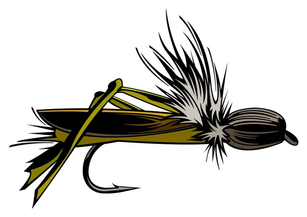 Fly fishing lure Vector Art Stock Images | Depositphotos