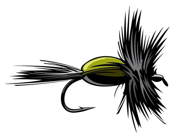 Fly fishing lure Vector Art Stock Images | Depositphotos