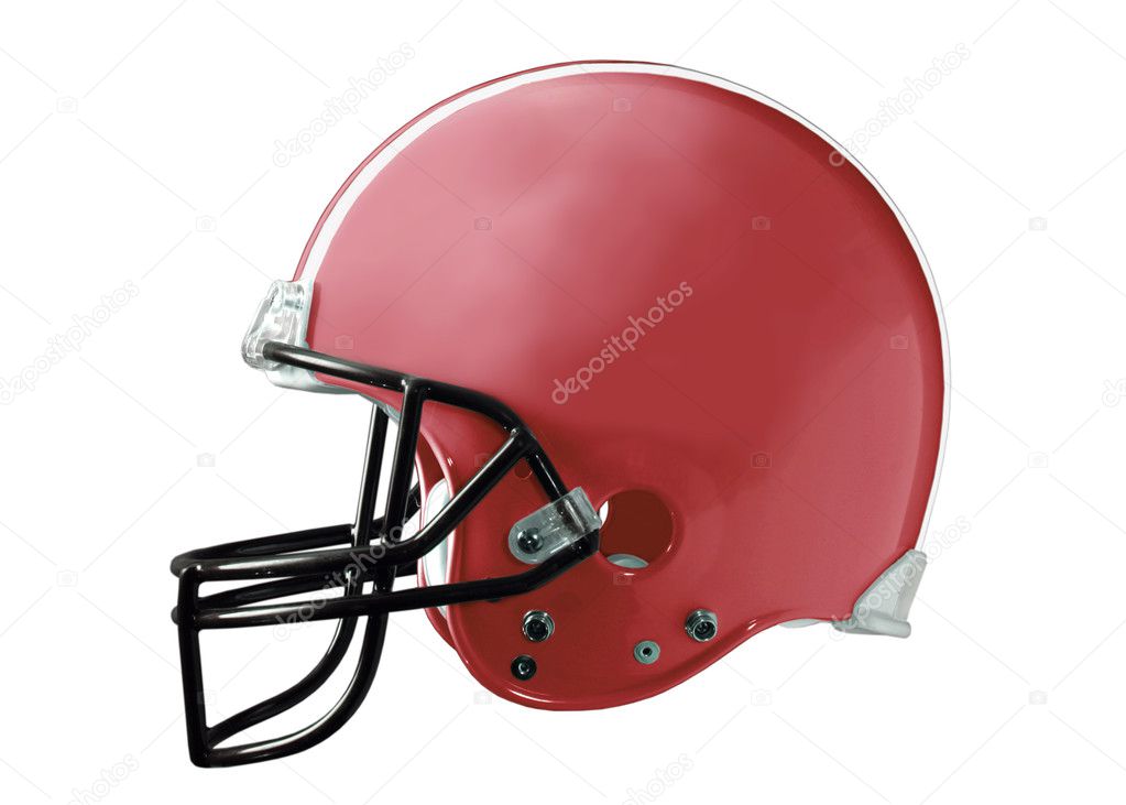 Red football helmet — Stock Photo © yobro10 #41335005