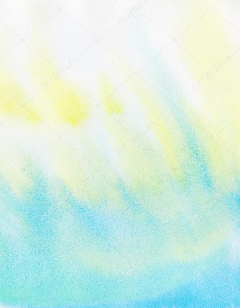 Abstract colorful light color watercolor background. Spring and summer ...
