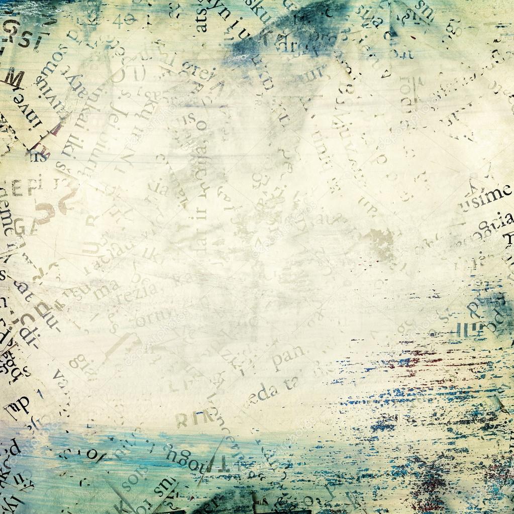 Newspaper, magazine collage grunge background Stock Photo by ©flas100 ...