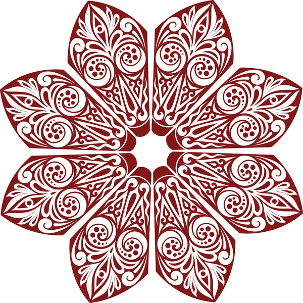 Floco de neve cazaque Vector Art Stock Images | Depositphotos