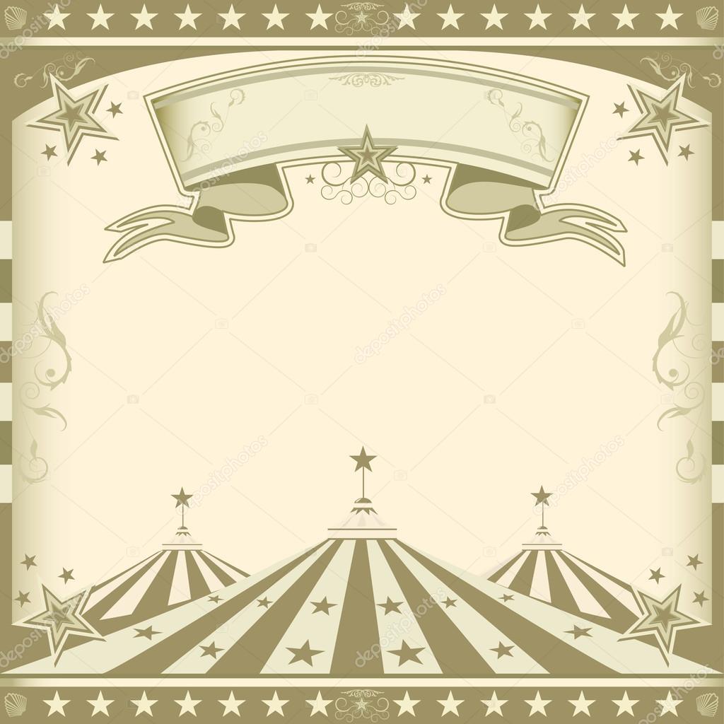 Square brown vintage circus Stock Vector Image by ©tintin75 #25657537
