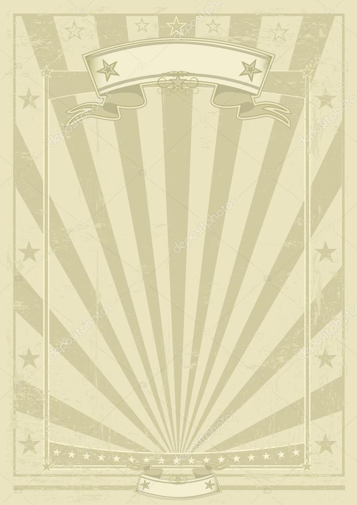 Vintage Poster Background