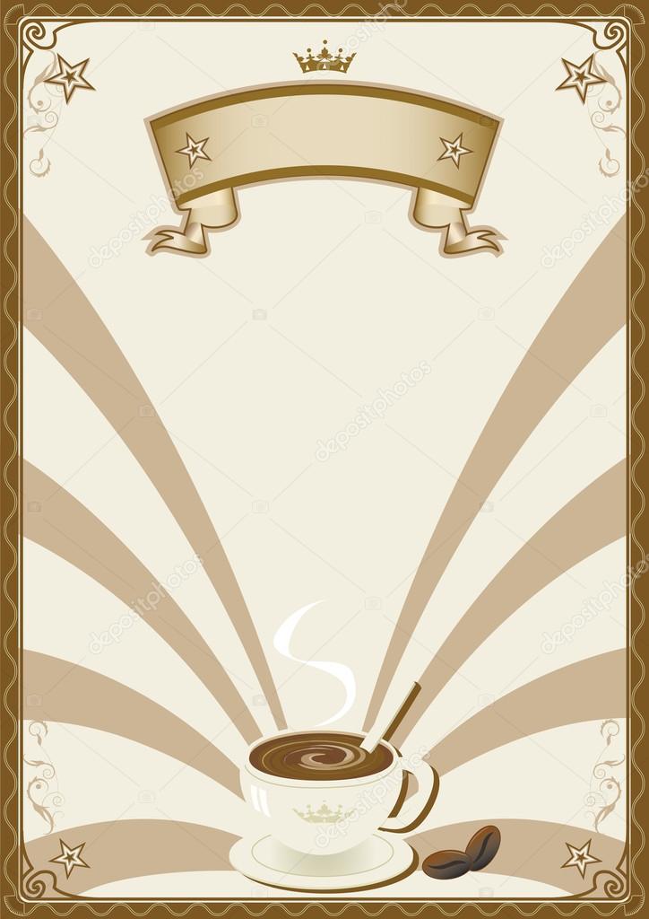 Latar Belakang Kopi Vektor Stok oleh ©tintin75 30001371