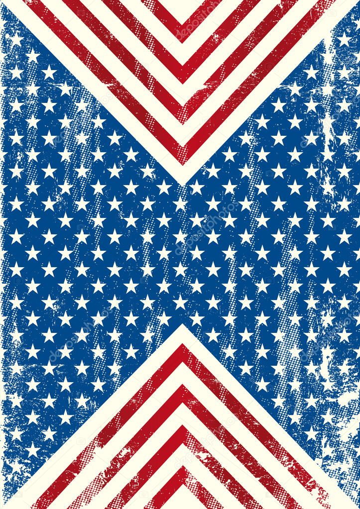 American flag distressed background — Stock Vector © tintin75 #30019127