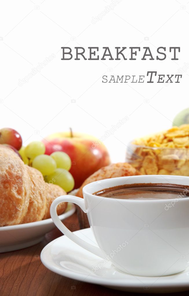 Breakfast with coffee — Stock Photo © dedivan1923 #23967471