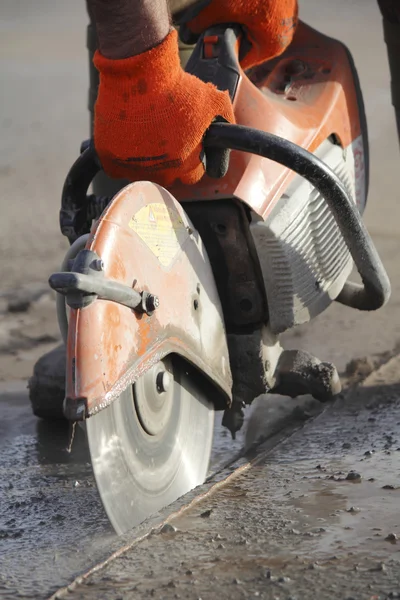 Profile View of Asphalt Cutter - Stock Image - Everypixel