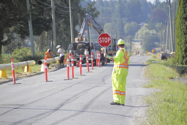 Road Flagger Confusing