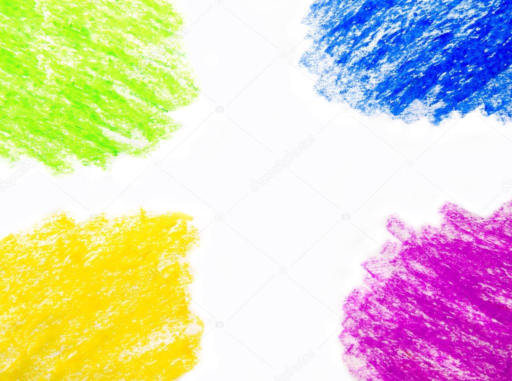 Crayon Drawing Background