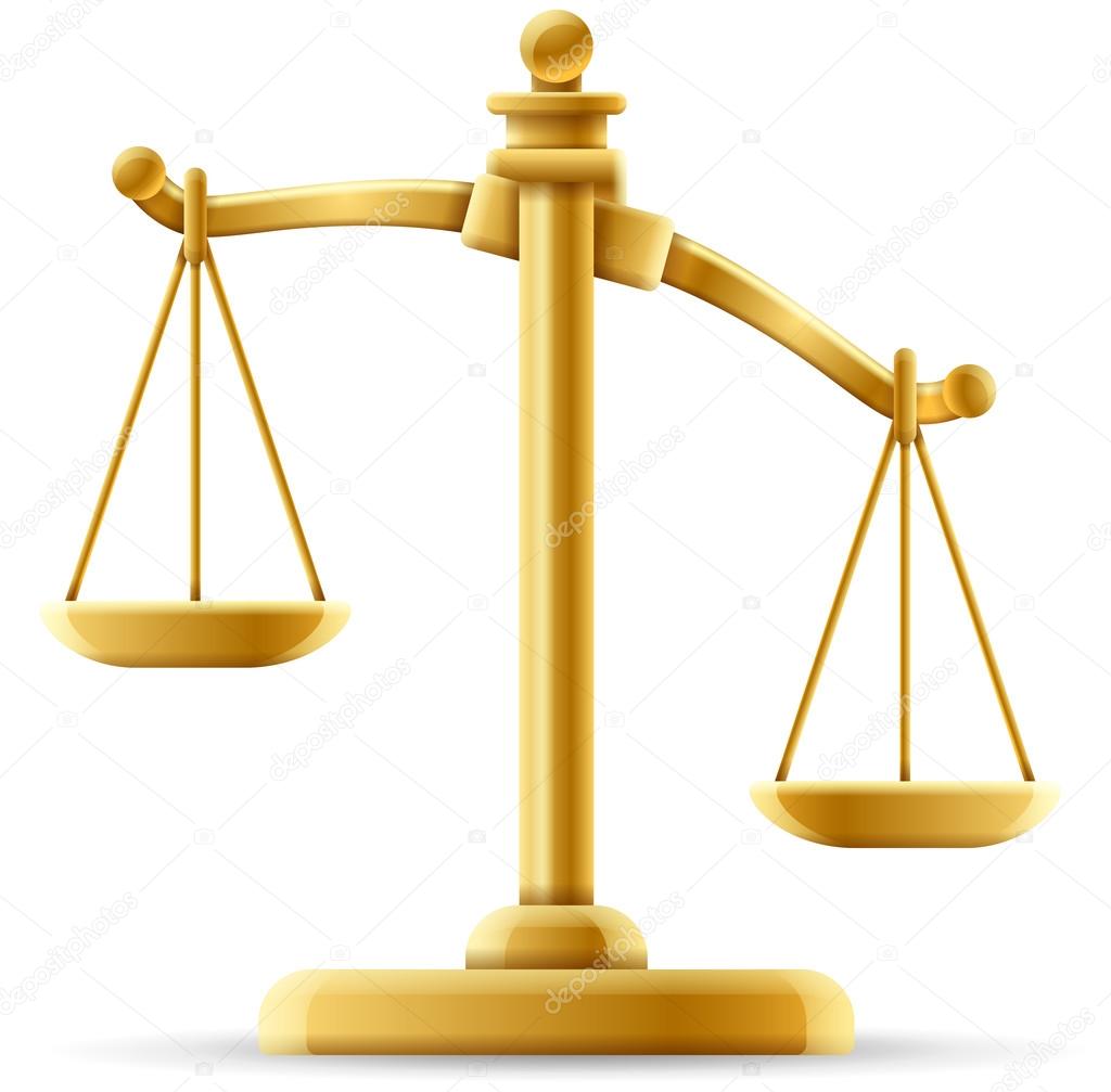 Balance de la justice déséquilibrée — Image vectorielle jhansen2 ...