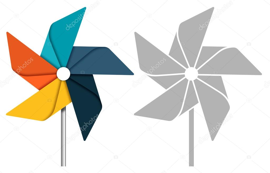 Pinwheel Stock Vector by ©jhansen2 46627185