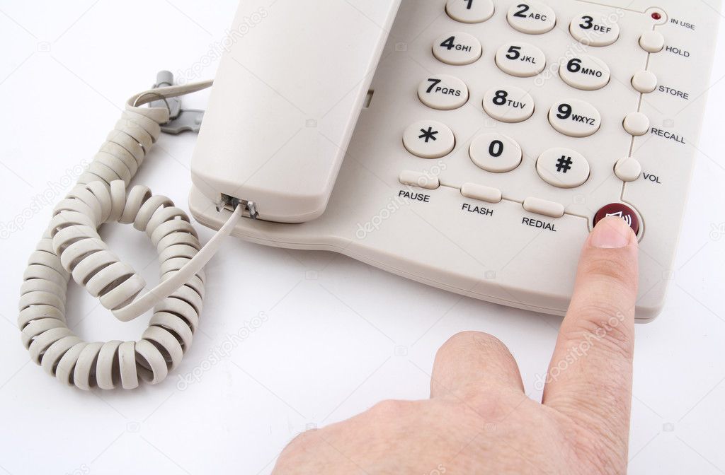 Finger push button — Stock Photo © pongam #39438057