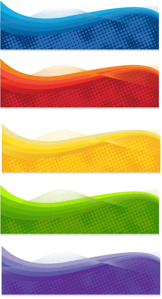 Spanduk warna warni Vector Art Stock Images | Depositphotos