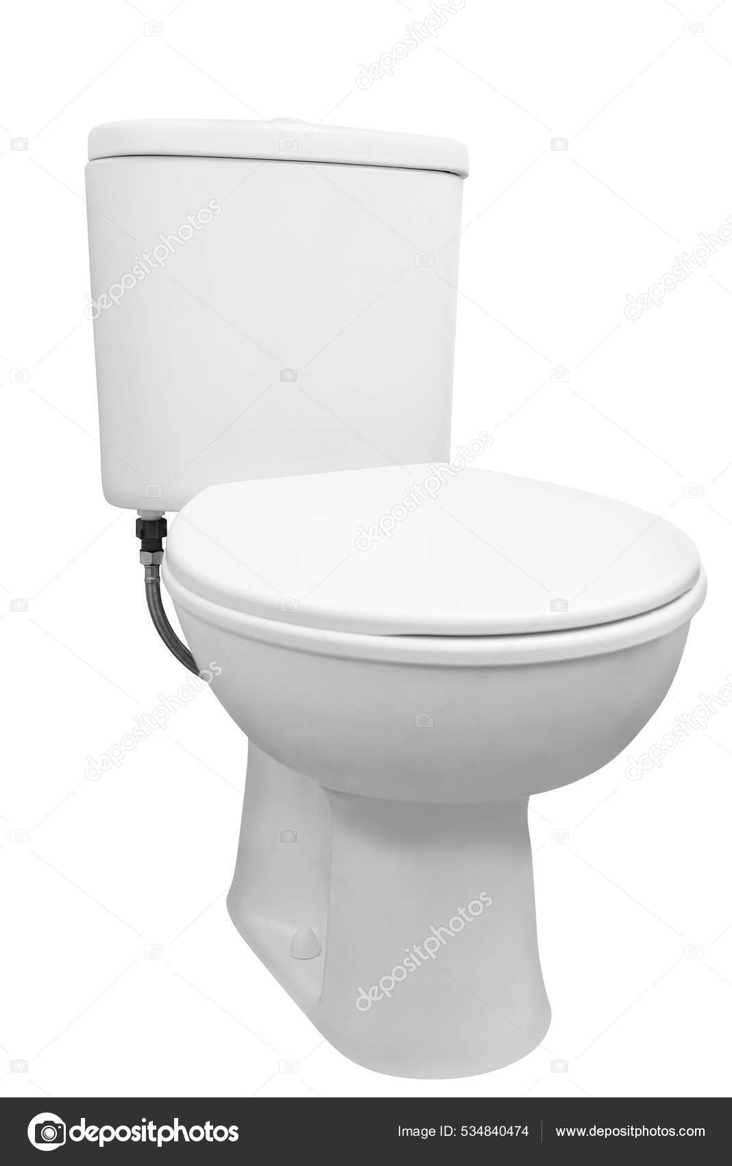 Toilet Isolated White Background — Stock Photo © leolintang #534840474