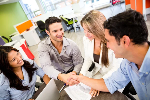 Business closing a deal Business closing a deal - Stock Image - Everypixel